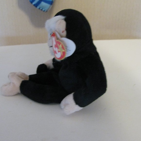Ty | Toys | Mooch Monkey Ty Beanie Baby Excellent Condition Black White ...